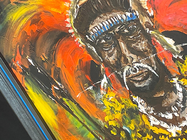 BINNEY Original Oil Painting PNG Highlands Ready to Hang. - Etsy