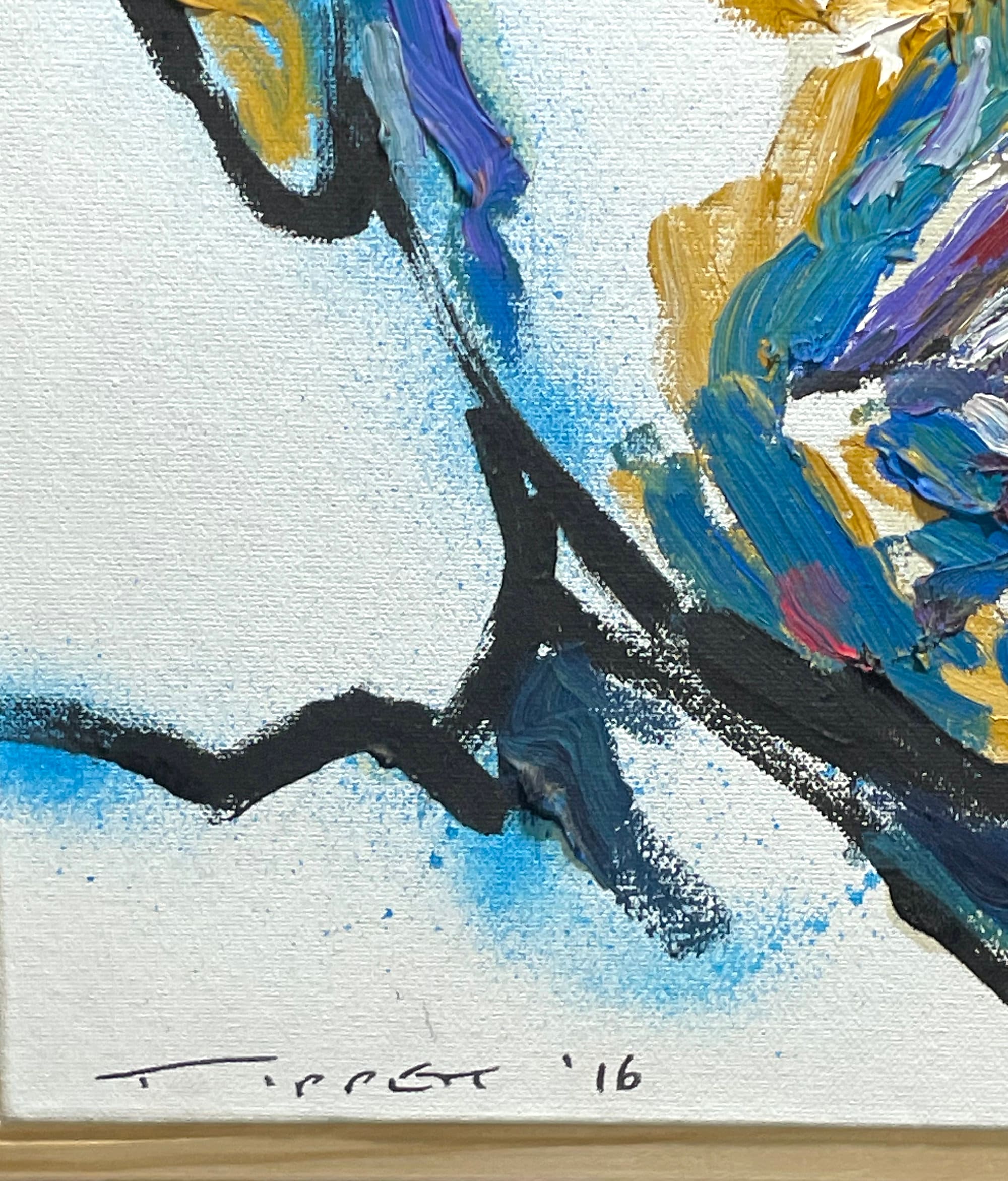 MARK TIPPETT 1965 2016 DENZEL Original Oil on Canvas 61cm X 45cm ...