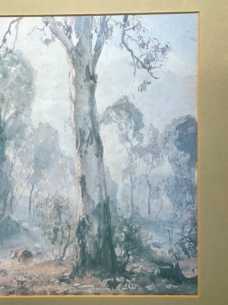 HANS HEYSEN (1877-1968) Title - "handorf Gums" - Vintage Print - Famous ...