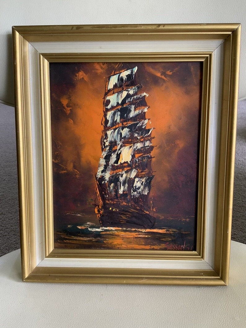 PETER GASSON - 'A Life Within' - Original 1976 Oil Painting - Etsy