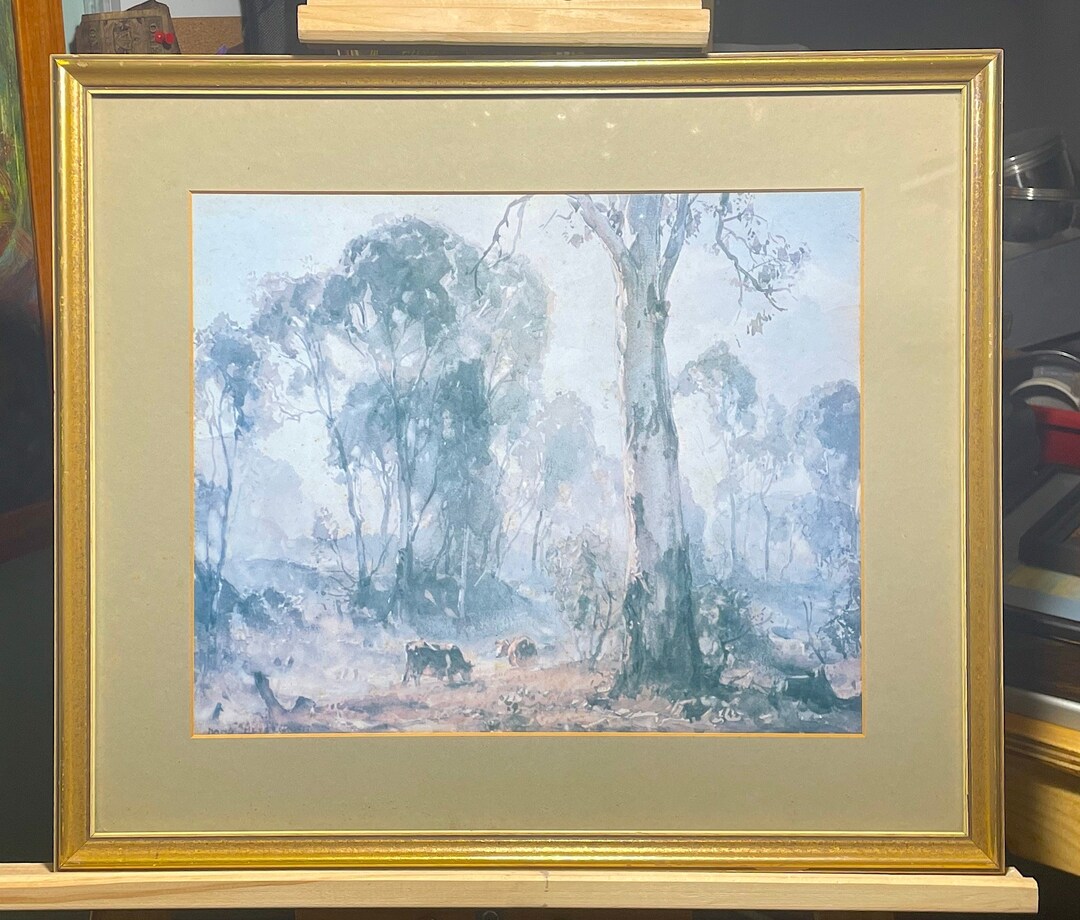 HANS HEYSEN (1877-1968) Title - "handorf Gums" - Vintage Print - Famous ...