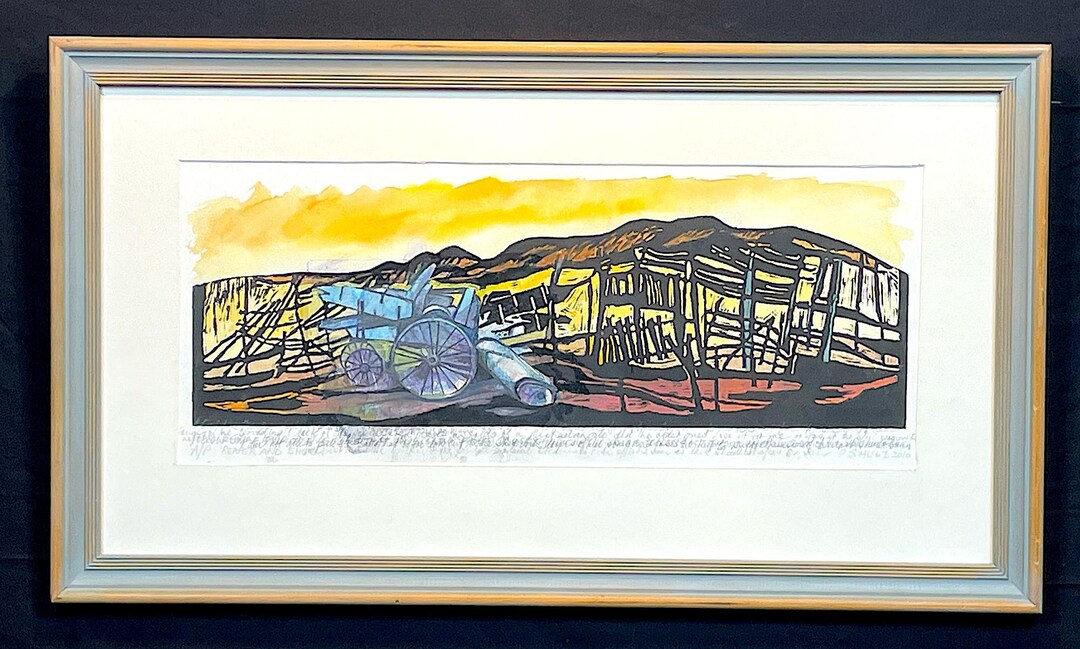 PETER SHULZ (1937-) - Original Artist Proof Linocut Print - 2010 ...