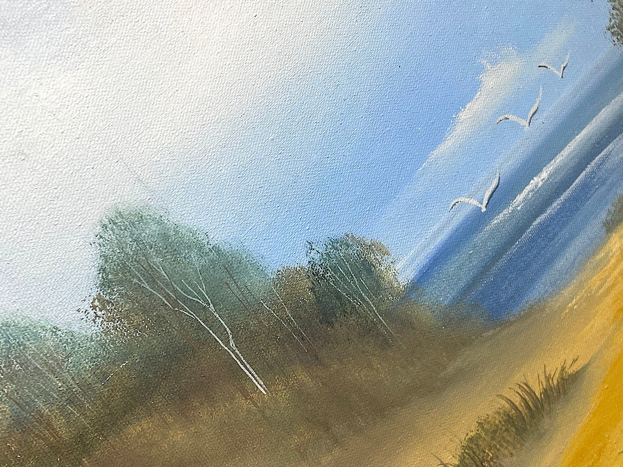 RJ GREGOR - Original Oil Painting - Size 42cm X 52cm - Signature ...