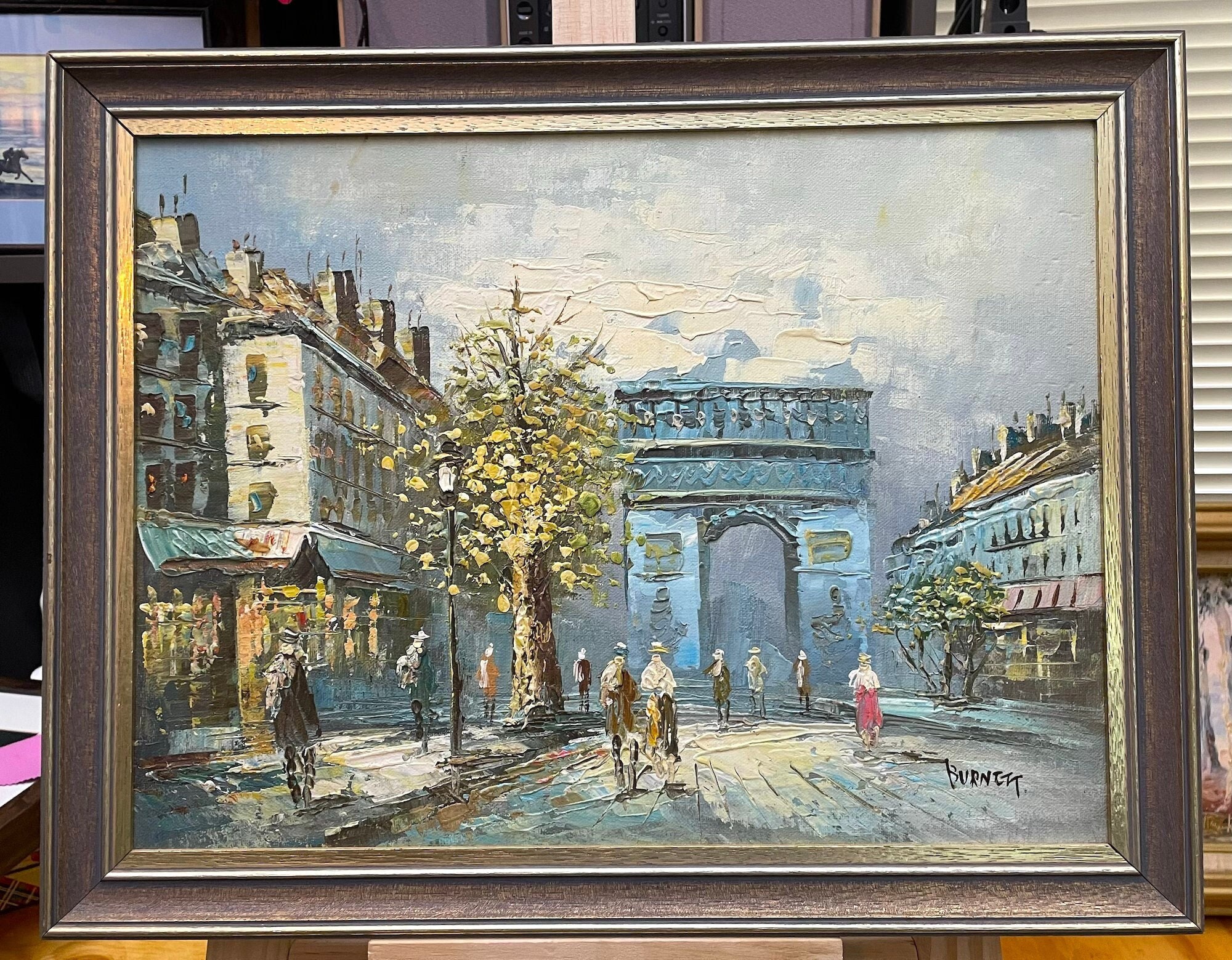 CAROLINE BURNETT 1877-1950 Original Oil on Canvas Painting French ...