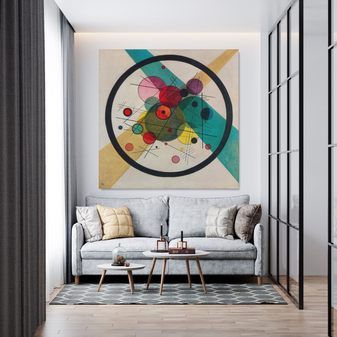 WASSILY KANDINSKY Circles in a Circle c. 1923 Expressionism Art ...