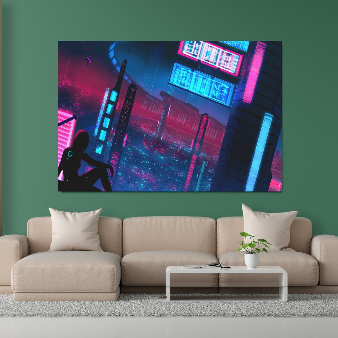 Cyberpunk Sci-fi Night City, Neon City, Neo Futuristic, Cyber City ...