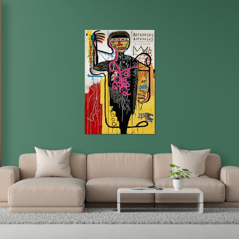 Versus Medici Basquiat, Jean Michel Urban Graffiti Print Street Art ...