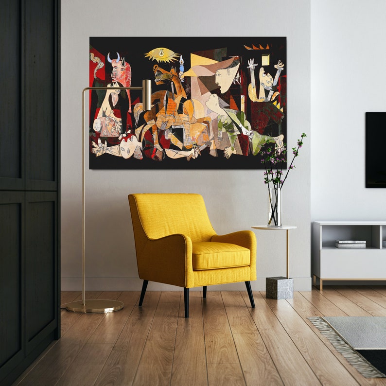 Guernica Canvas, Pablo Picasso Guernica Painting Print,guernica Art ...