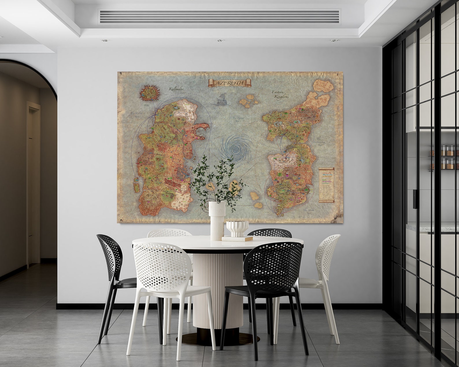 World of Warcraft Detailed Map World Map Tabletop WOTLK - Etsy Canada