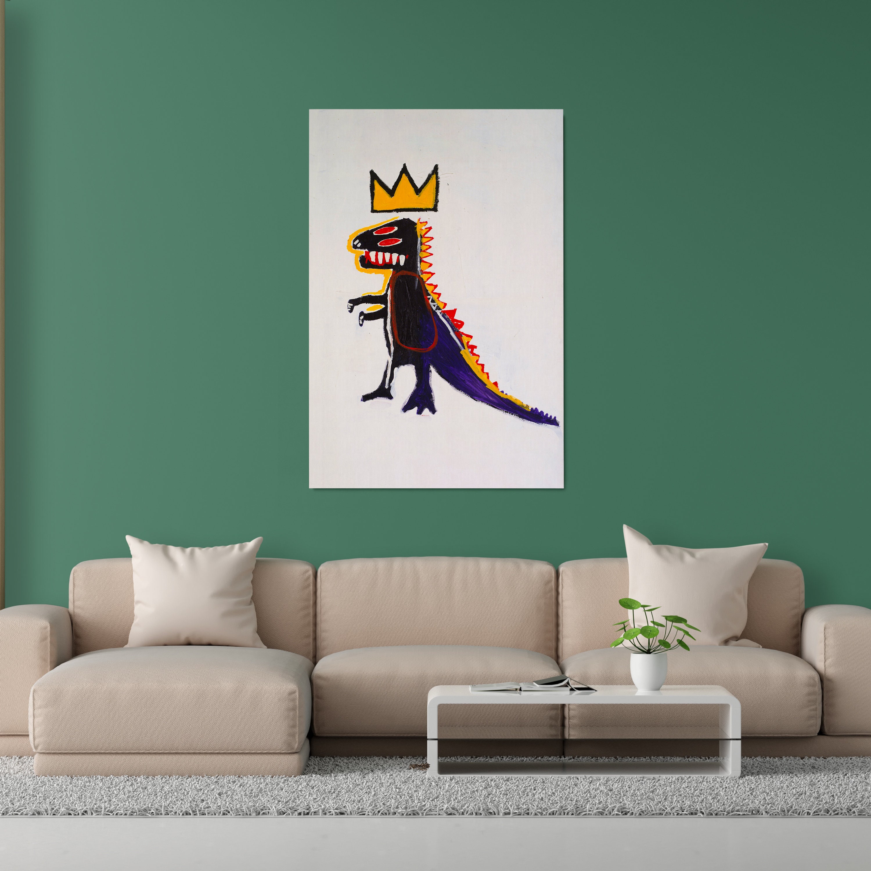 Jean Michel Basquiat Dinosaur, Jean Michel Basquiat Dinosaur Wall Art ...