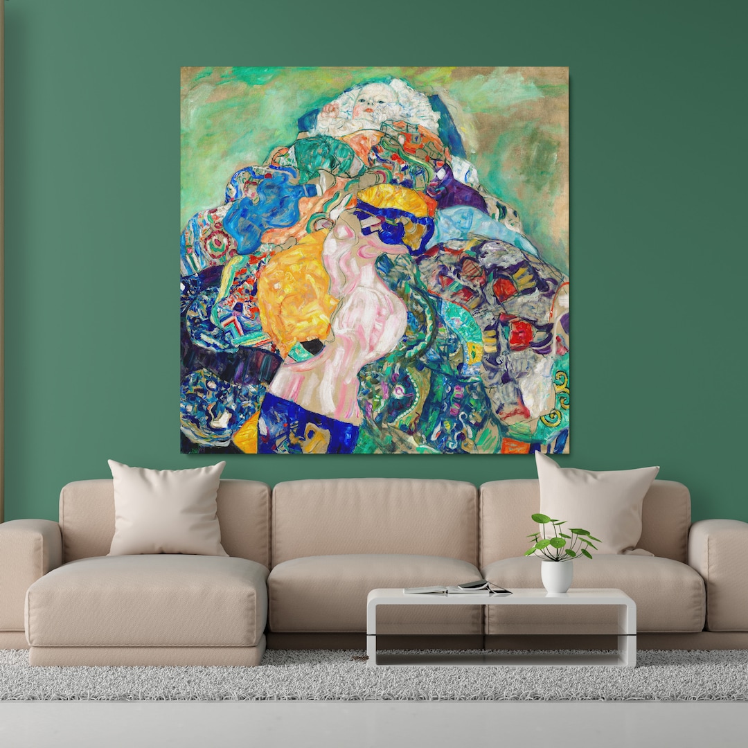 GUSTAV KLIMT Baby c. 1917, Symbolism, Art Nouveau, Austrian Art, Klimt ...