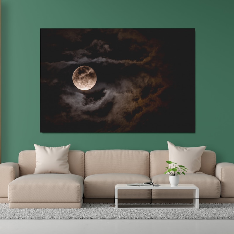 Full Moon Art - Etsy