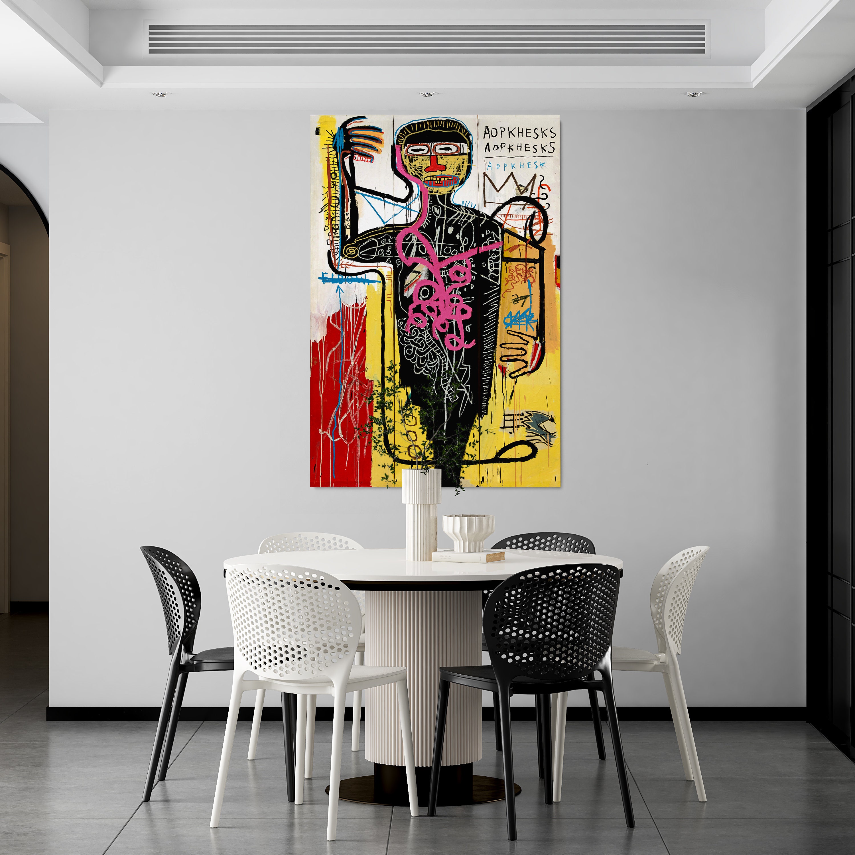 Versus Medici Basquiat, Jean Michel Urban Graffiti Print Street Art ...