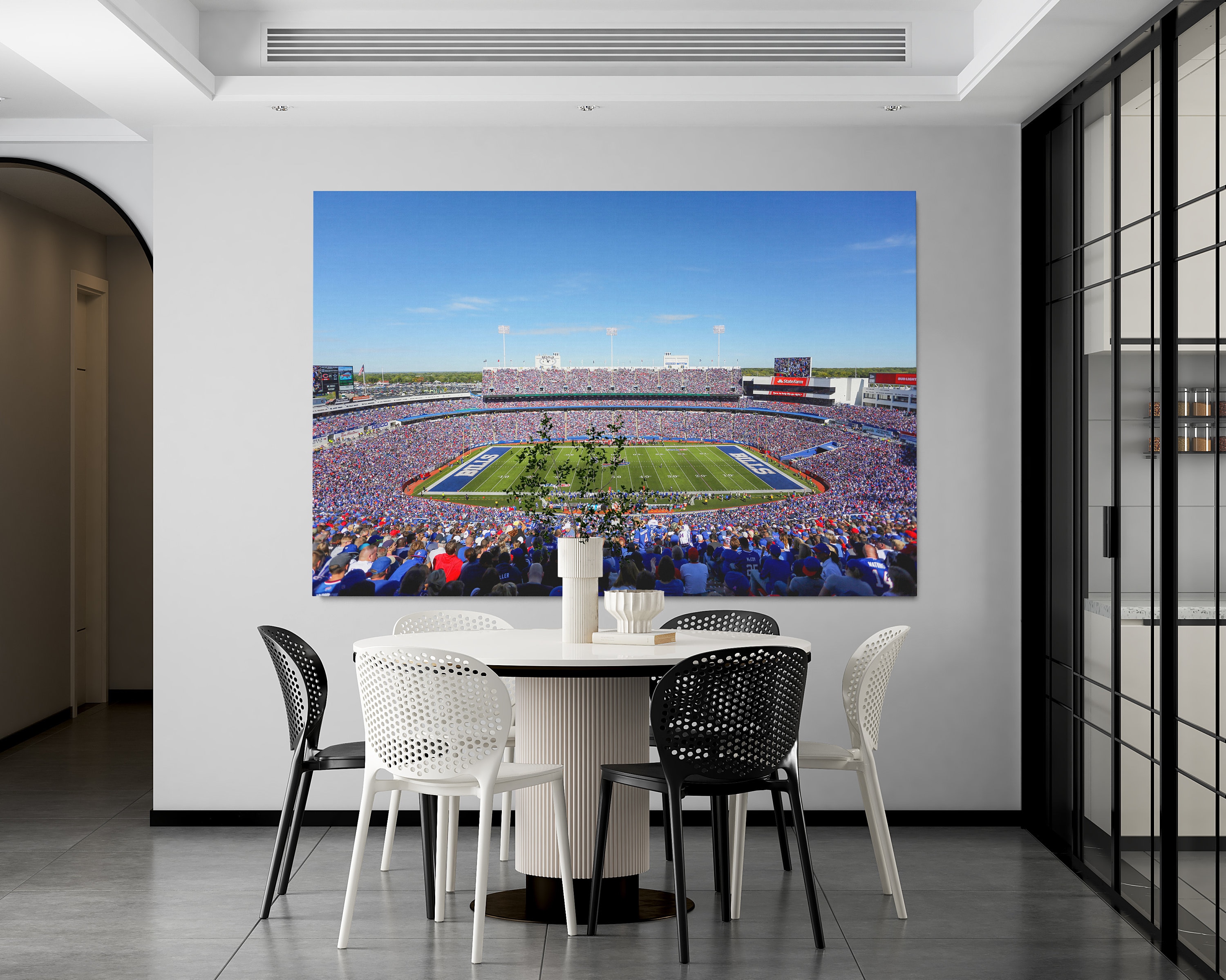 Bills Stadium, Stadium Art, Stadium Wall Decor, Buffalo Bills Gift ...