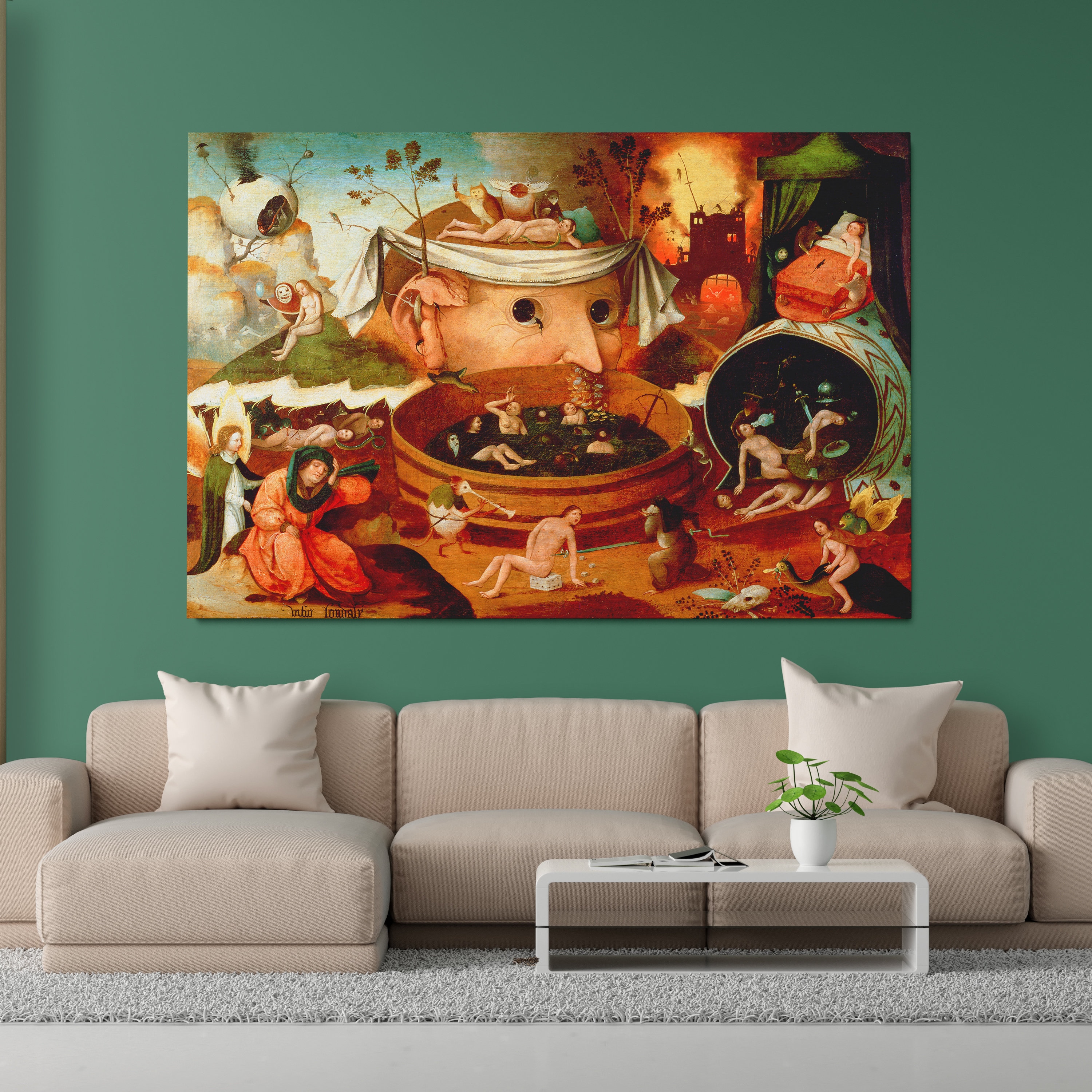 Hieronymus Bosch Wall Art Hell Creatures Bosch Renaissance Art, Hieronymus Bosch Famous Art ...