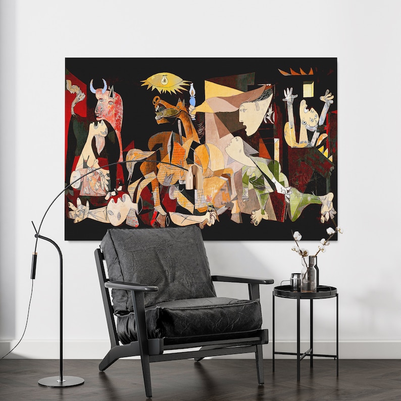 Guernica Canvas, Pablo Picasso Guernica Painting Print,guernica Art ...