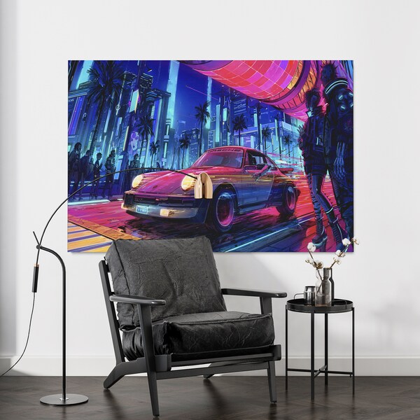 Cyberpunk Wall Art - Etsy