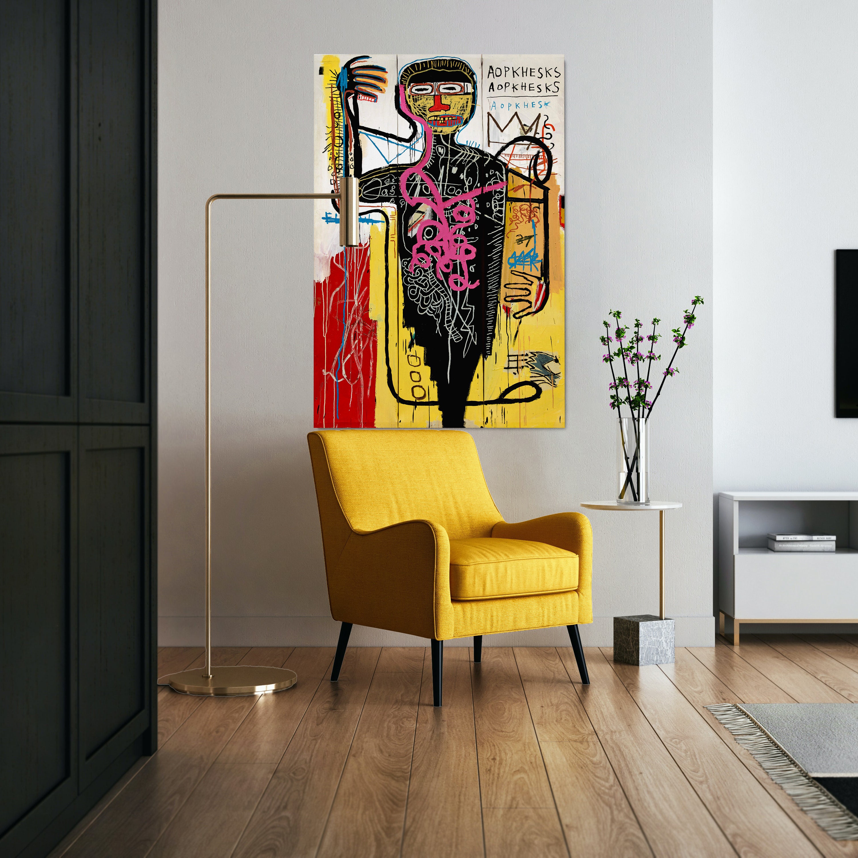 Versus Medici Basquiat, Jean Michel Urban Graffiti Print Street Art ...