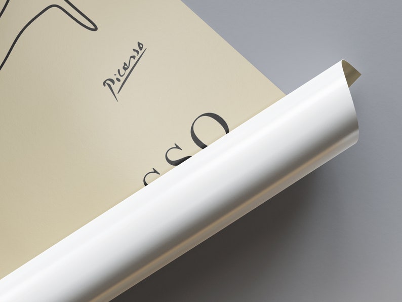 Picasso Dog Line, Lump Dog, Picasso Dachshund, Minimal Art, One Line ...