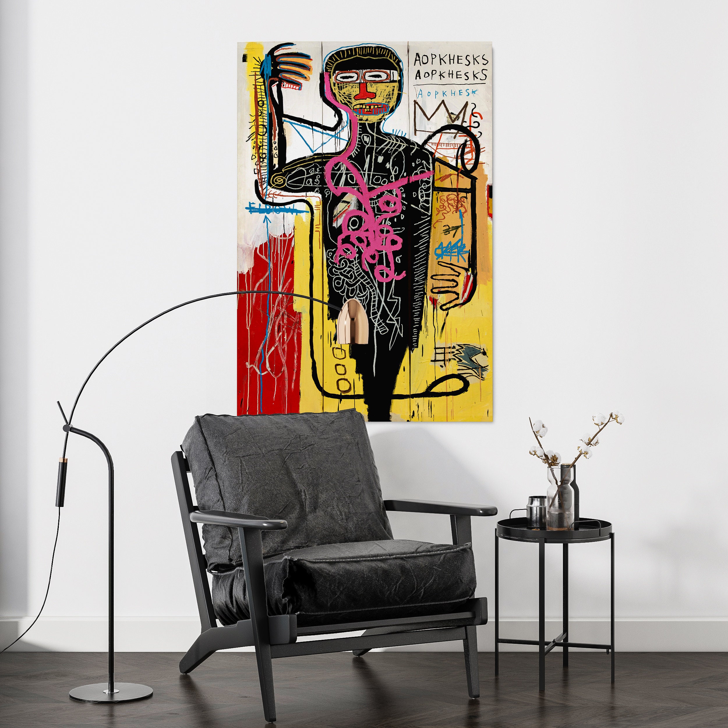 Versus Medici Basquiat, Jean Michel Urban Graffiti Print Street Art ...