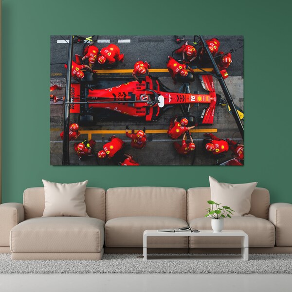 Formula 1 Pit Stop Poster - Etsy