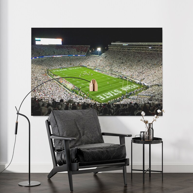 Beaver Stadium Art Penn State Stadium Canvas Stadium Art - Etsy