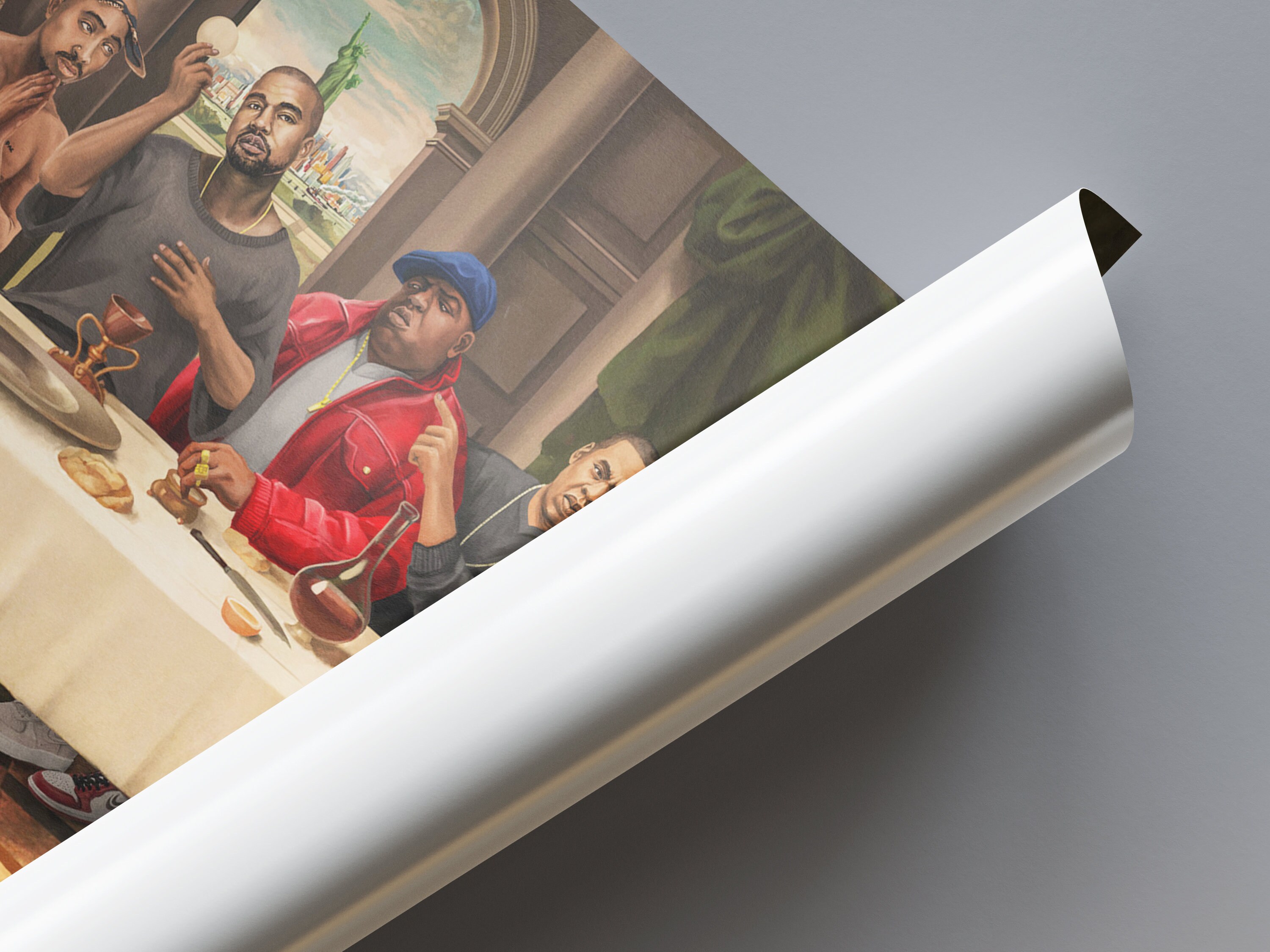 Last Supper Best Rappers of the History Art, Hip-hop Poster, Hiph-hop ...