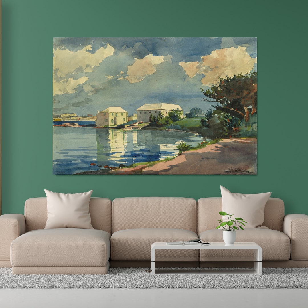 Winslow Homer Salt Kettle, Bermuda c. 1899, 19th Century, Colourful Art ...