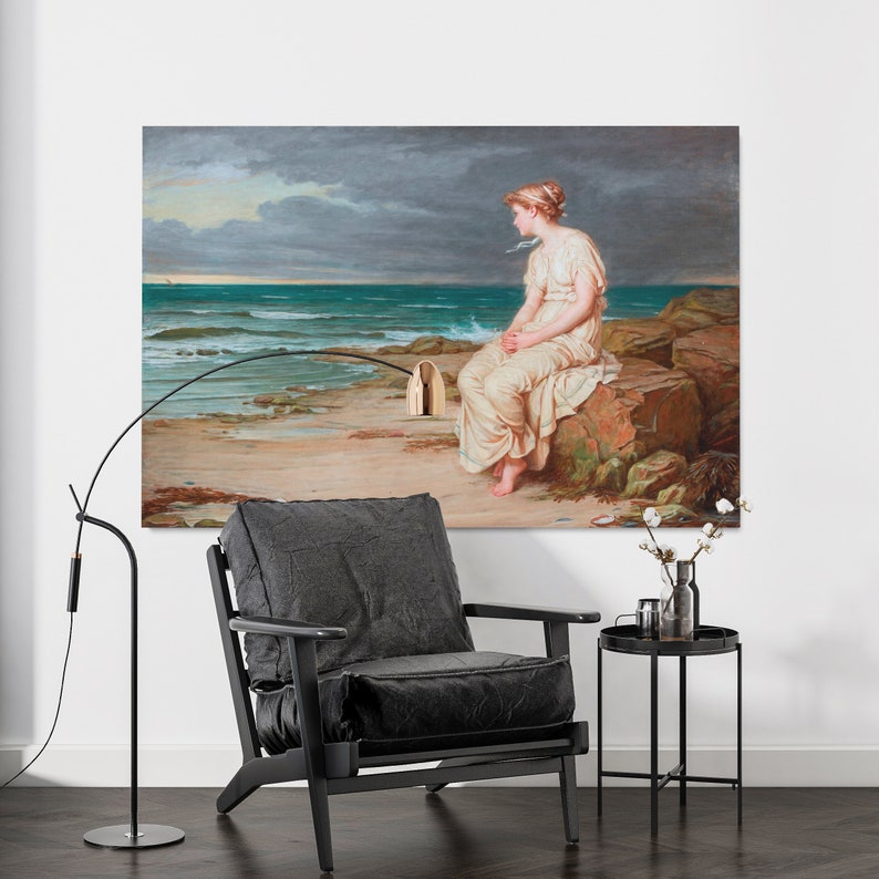 John William Waterhouse Miranda c. 1875, Home Decor, Famous Painting ...