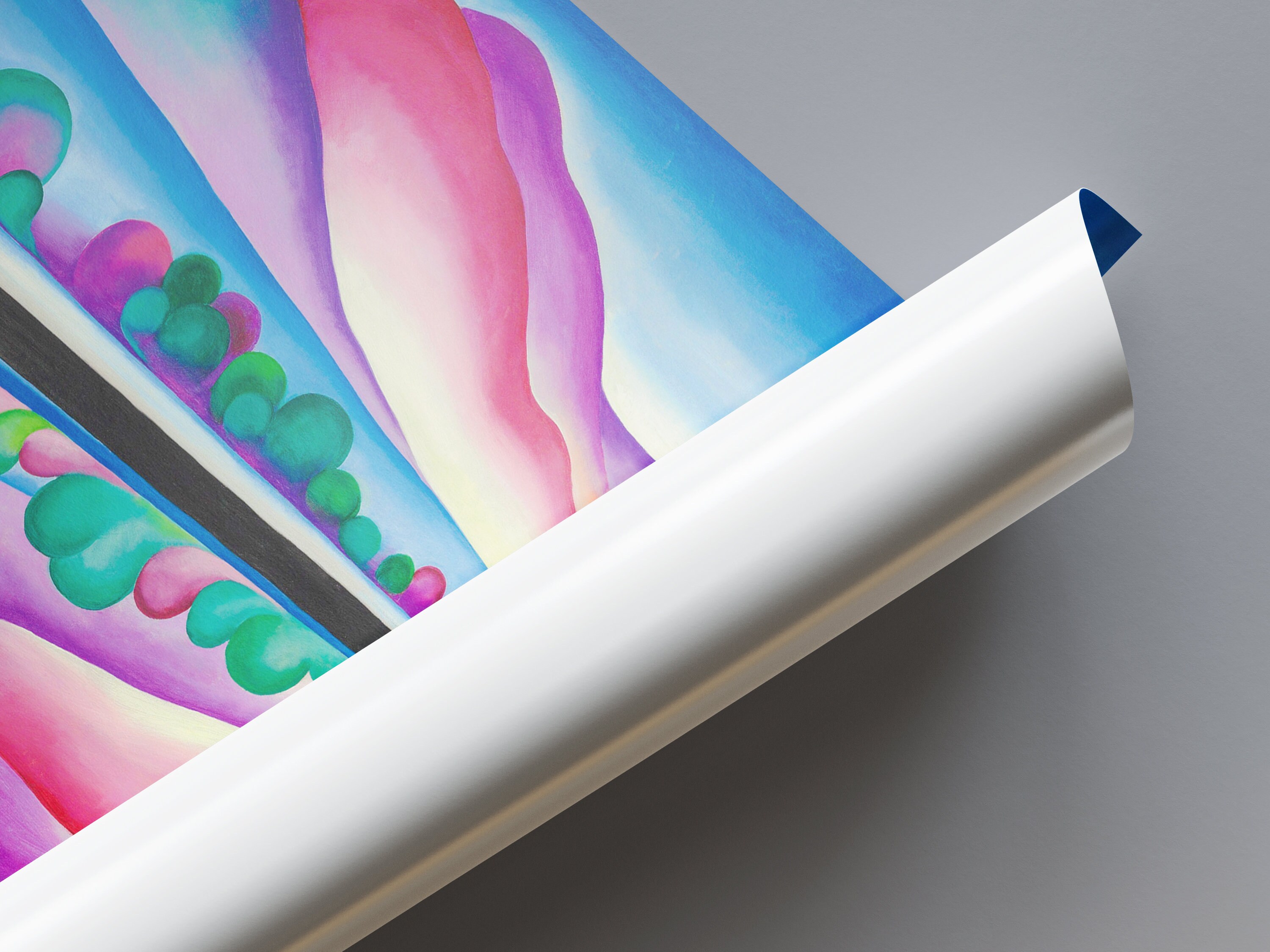 Georgia Okeeffe Lake George Reflection c. 19211922 Classic Famous ...