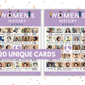 Women's History Month Game Bundle | International Women's Day Games ...