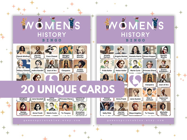 Women's History Month Game Bundle | International Women's Day Games ...