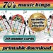 70s Music Bingo 70s Singo Bingo 20 Bingo Cards 1970s Music Party Games ...