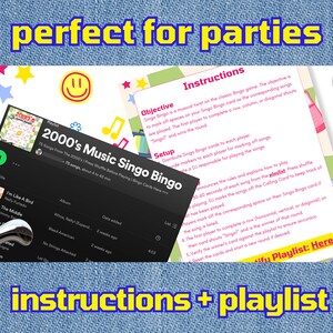 2000s Music Bingo | 2000s Singo Bingo | 40 Bingo Cards | Y2K Music ...