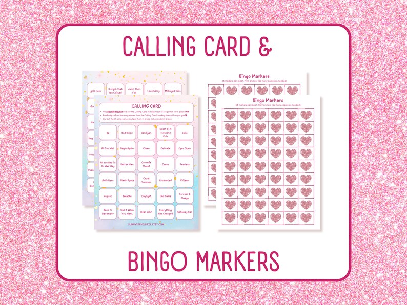 Taylor Swift Music Bingo 20 Bingo Cards Taylor Swift Bingo - Etsy