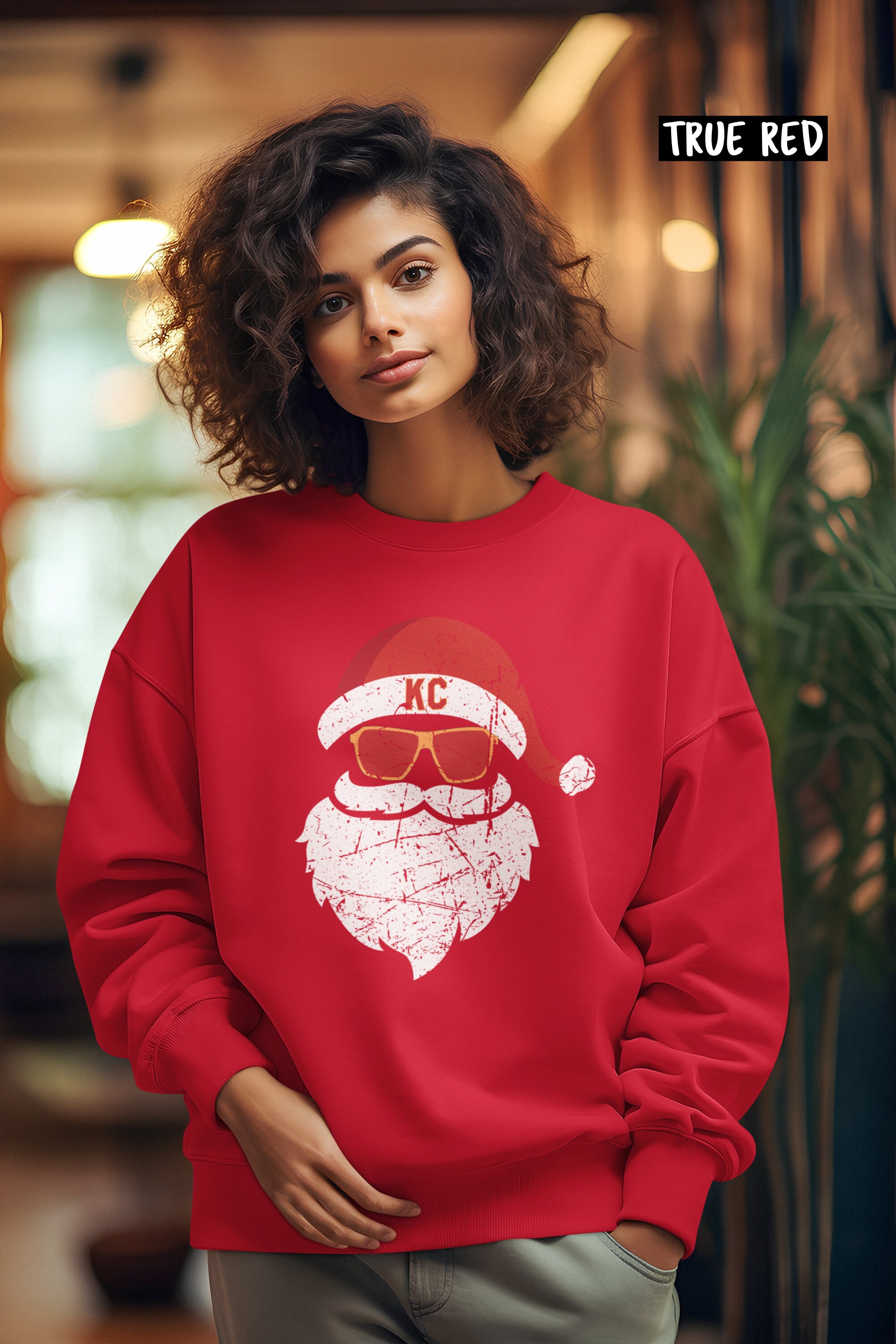 Kansas City Football Christmas Sweatshirt, Chiefs Christmas Sweater, KC ...