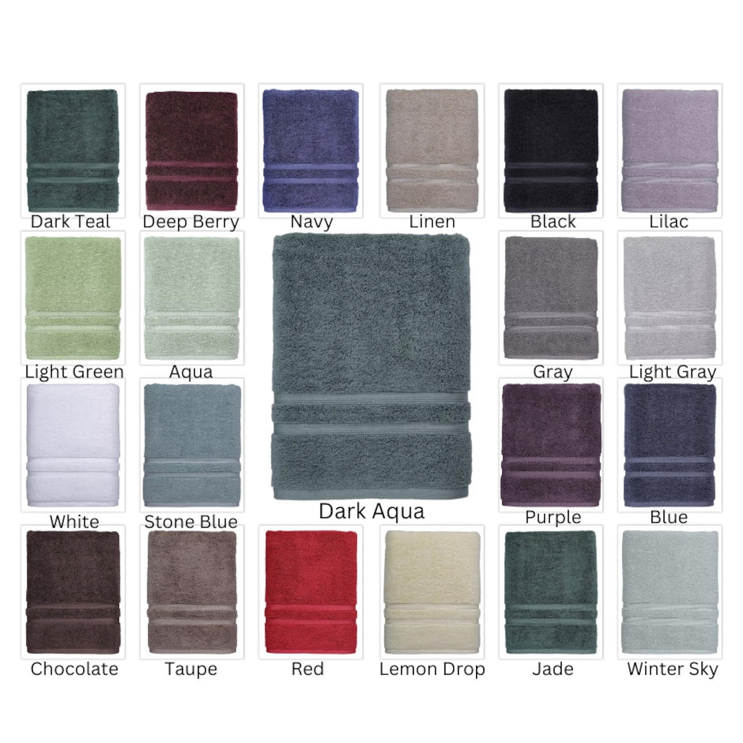 Monogramed Towel Personalized Gift Custom Towel Embroidered - Etsy