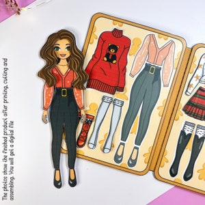 Christmas Paper Doll Dress Up: Homeschooling Activity for the Holiday ...