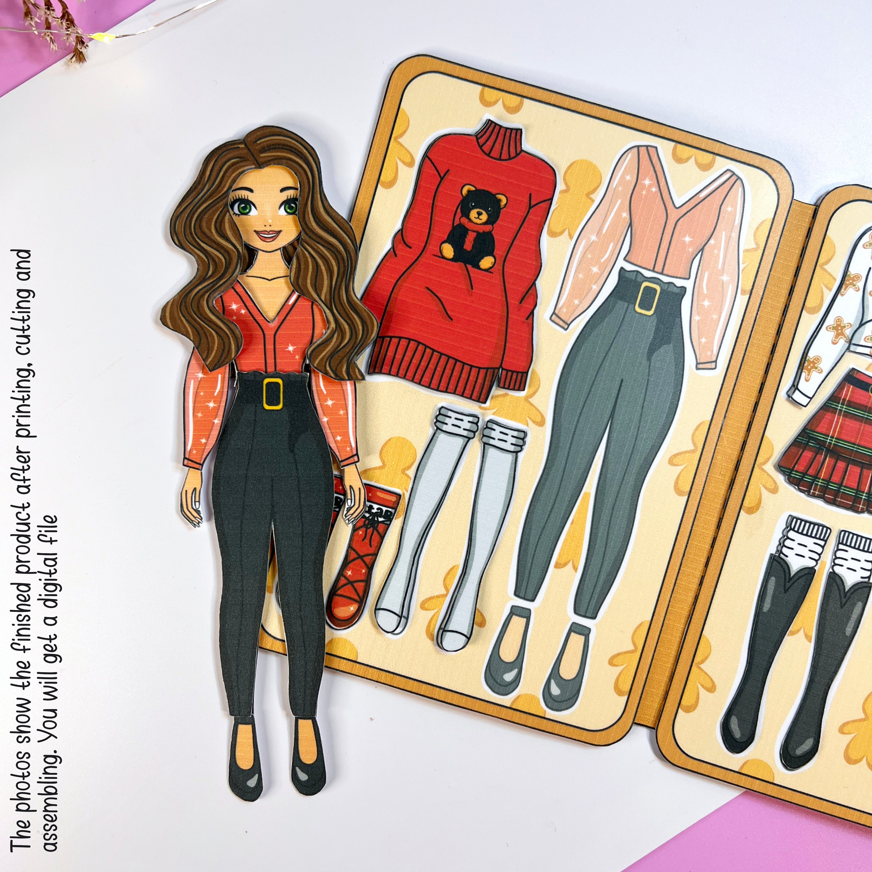 Christmas Paper Doll Dress Up: Homeschooling Activity for the Holiday ...