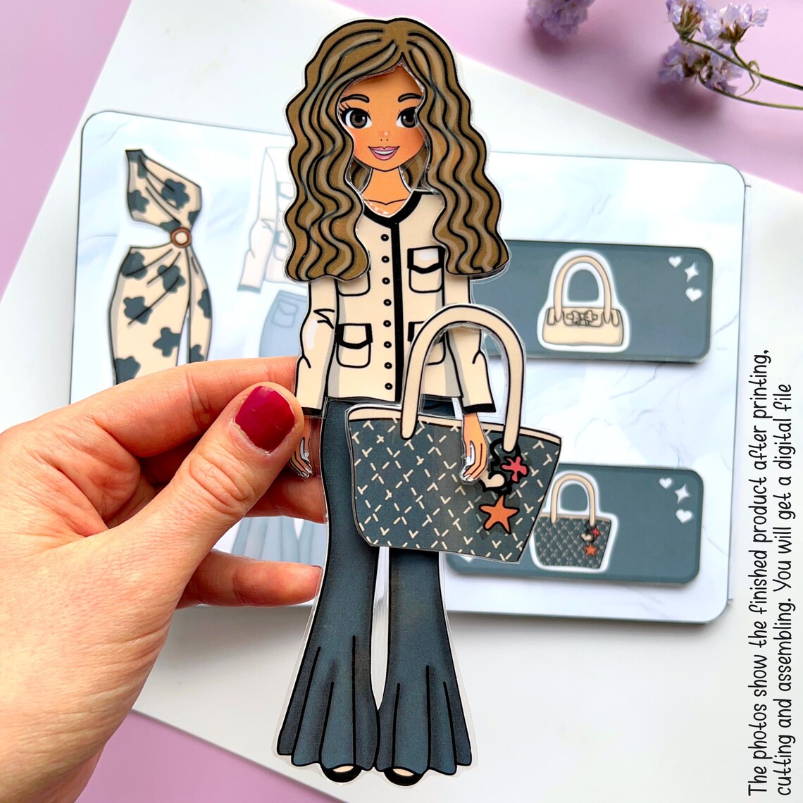 Chic Paper Doll Printable Busy Book: Girls Fashion Activity (digital ...