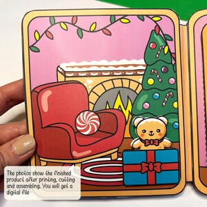 Gingerbread Dollhouse Paper Doll – Christmas Busy Book | Preschool ...