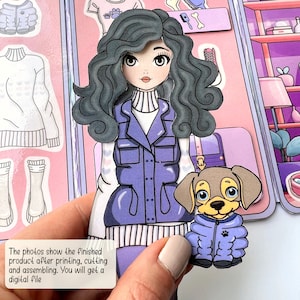 Printable Paper Doll Busy Book – Fun Indoor Activity for Kids | Pretend ...