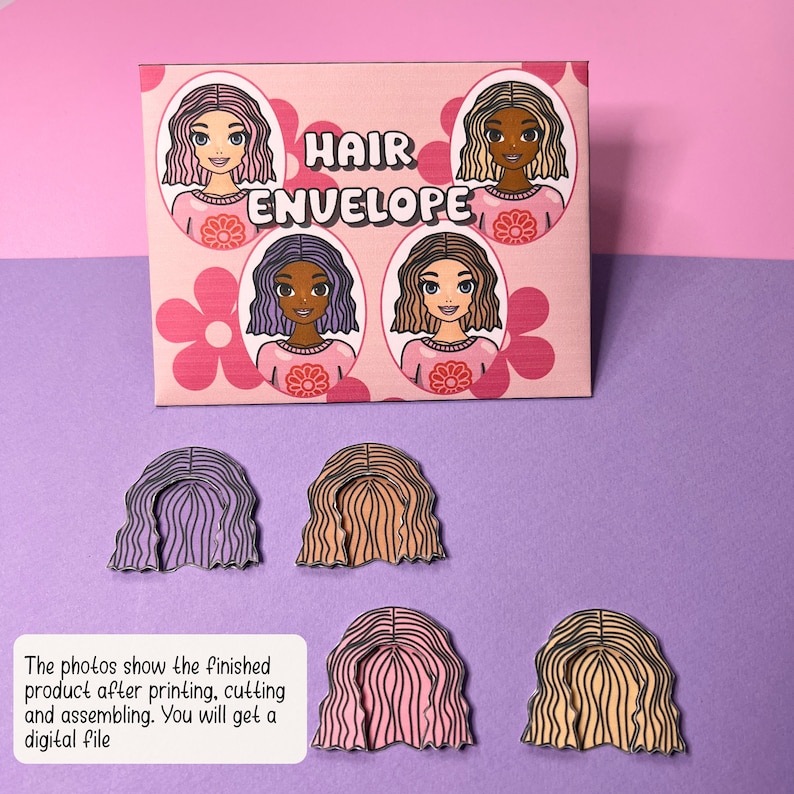 Printable Paper Doll Clothes Dress up Doll Colorful Paper Doll Busy ...