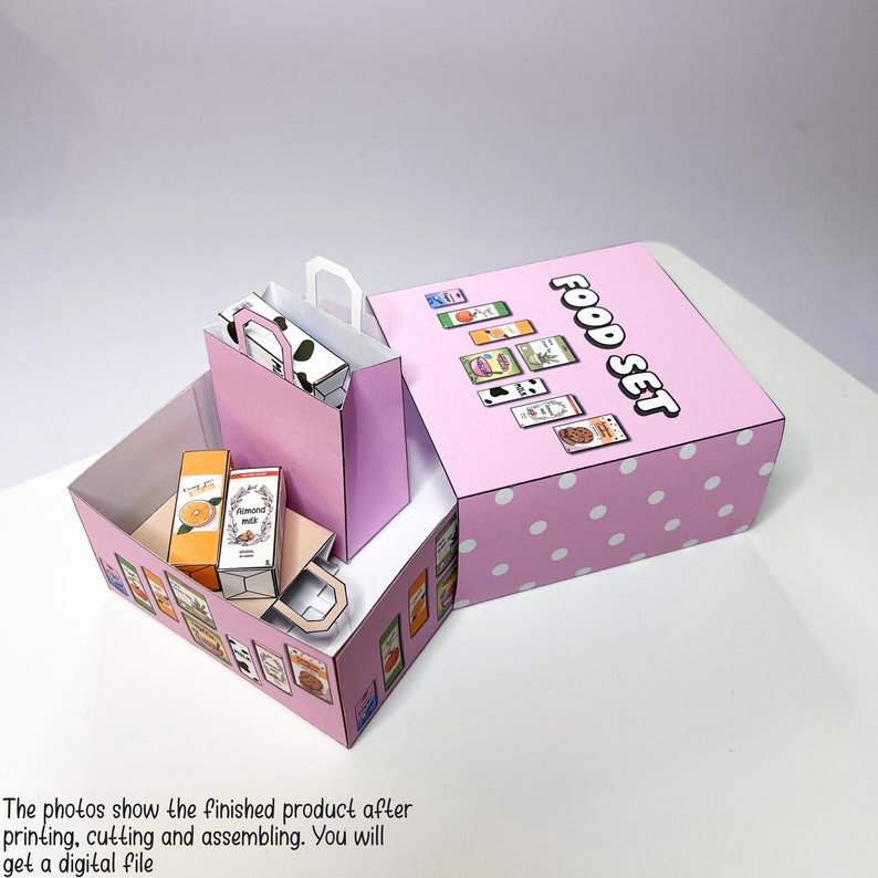 Miniature Food Printable Miniature Groceries Packages Dollhouse ...