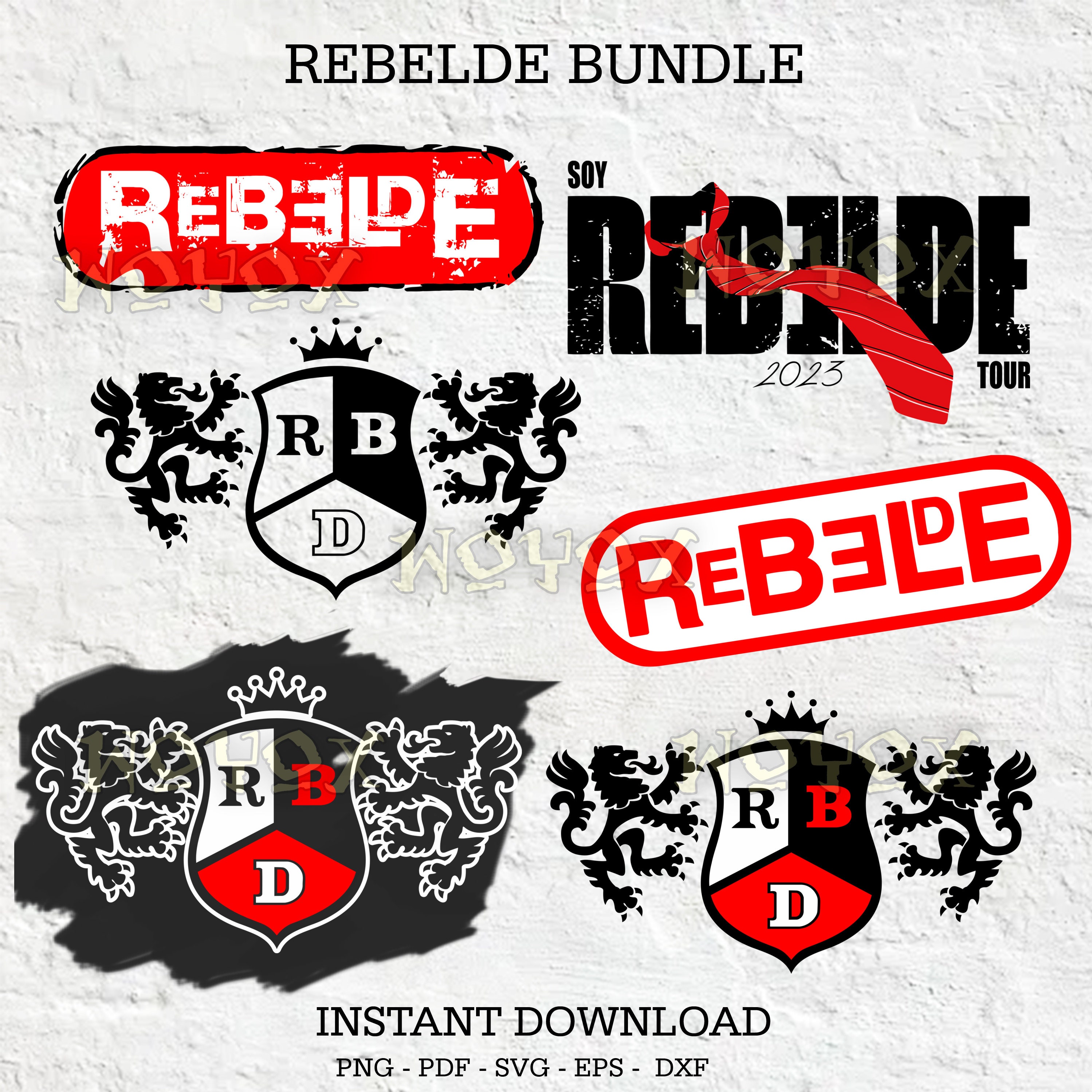 RBD SVG Bundle Cricut Png Clip Art Ready to Print - Etsy