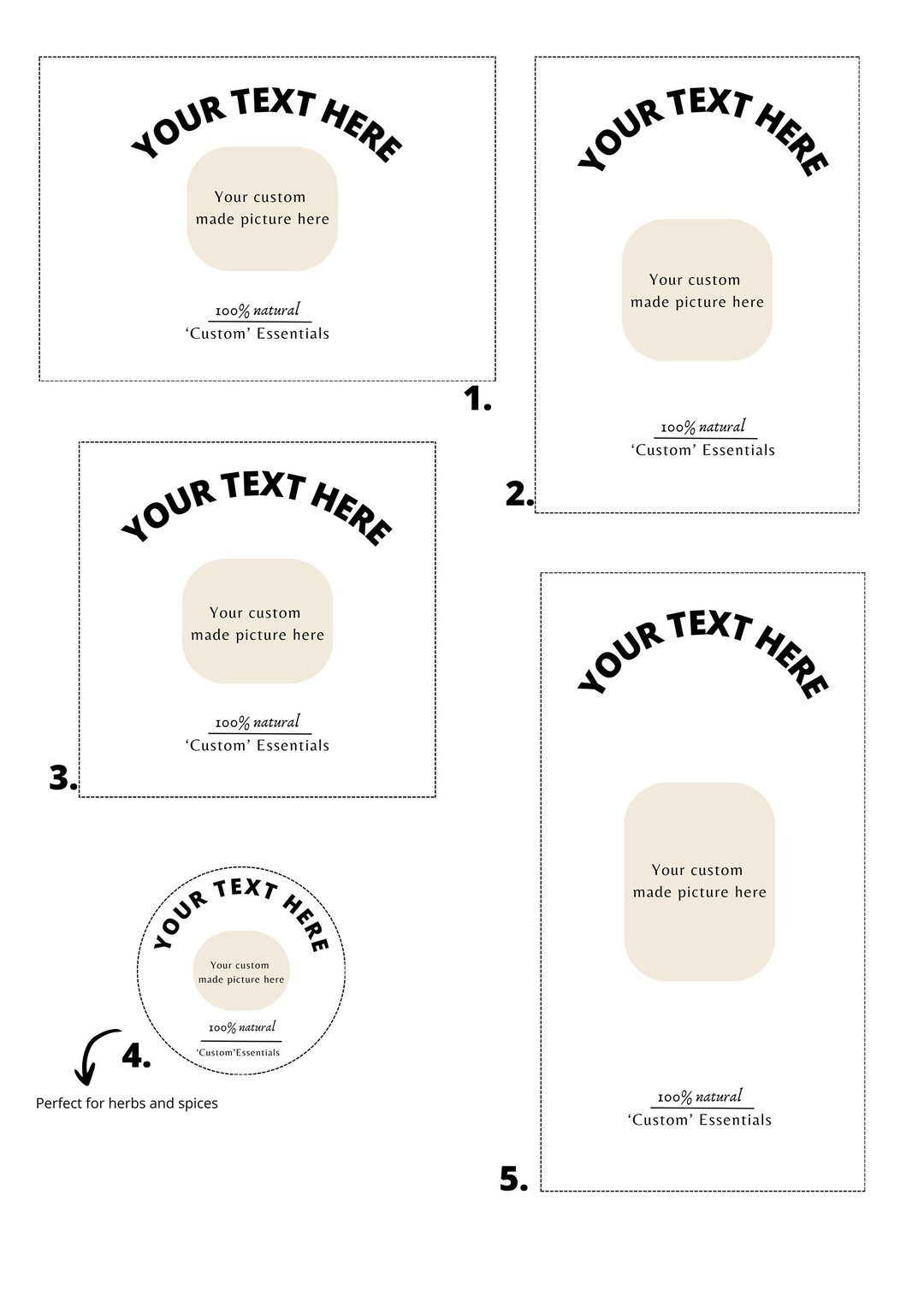 Custom Personalized Labels Personalized Organization Labels Water Oil ...