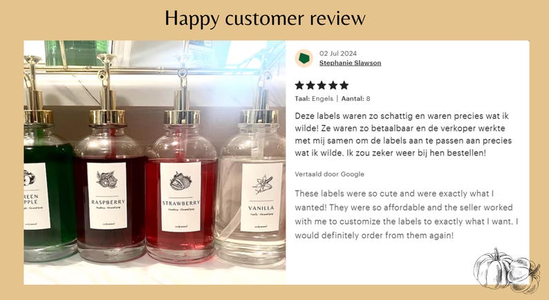 Coffee Syrup Labels for Your Coffee Bar 4 28 Tags Organization Labels ...