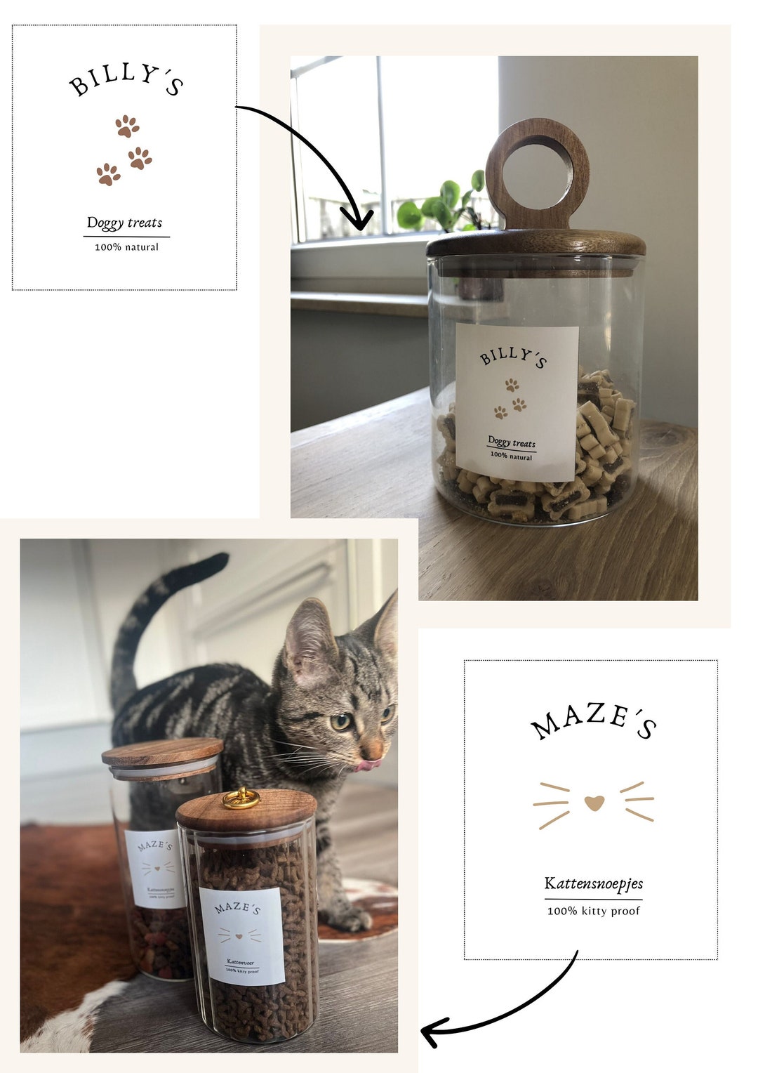 Personalized Labels for Your Pet Pet Labels for Treats and Food ...