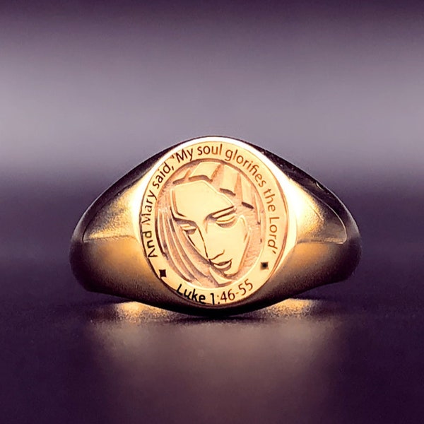 Marian Consecration Ring - Etsy