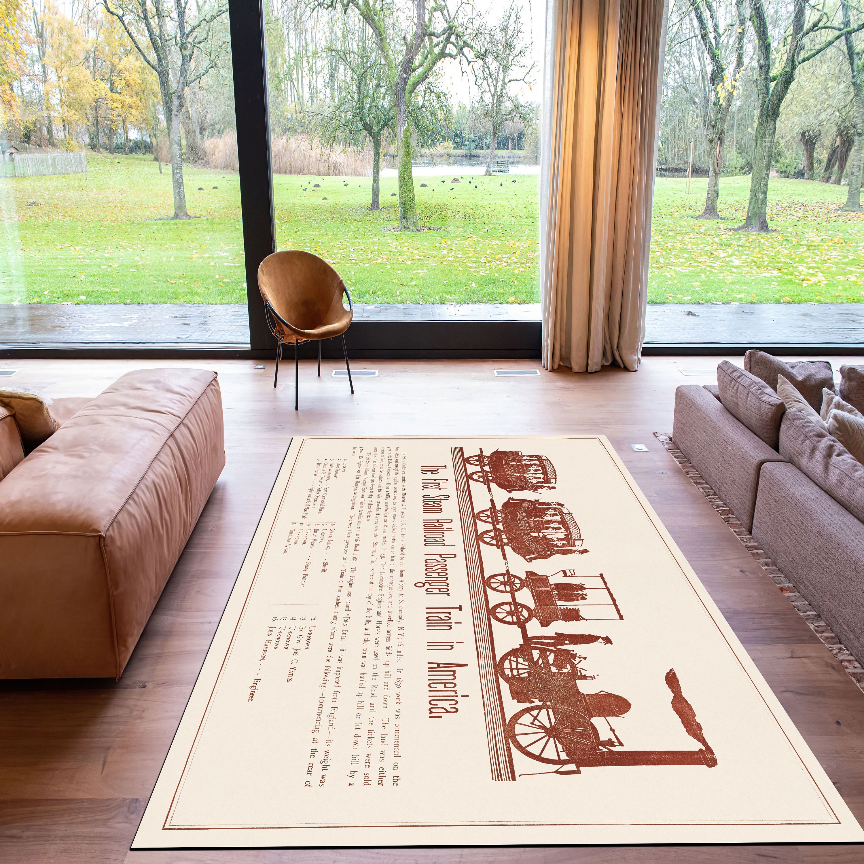 Train Rugs3d Field Train Rugsteam Train Rugmodern - Etsy